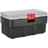 Rubbermaid 35 Gallon Tough Action Packer Cargo Box, Heavy Duty Plastic ...