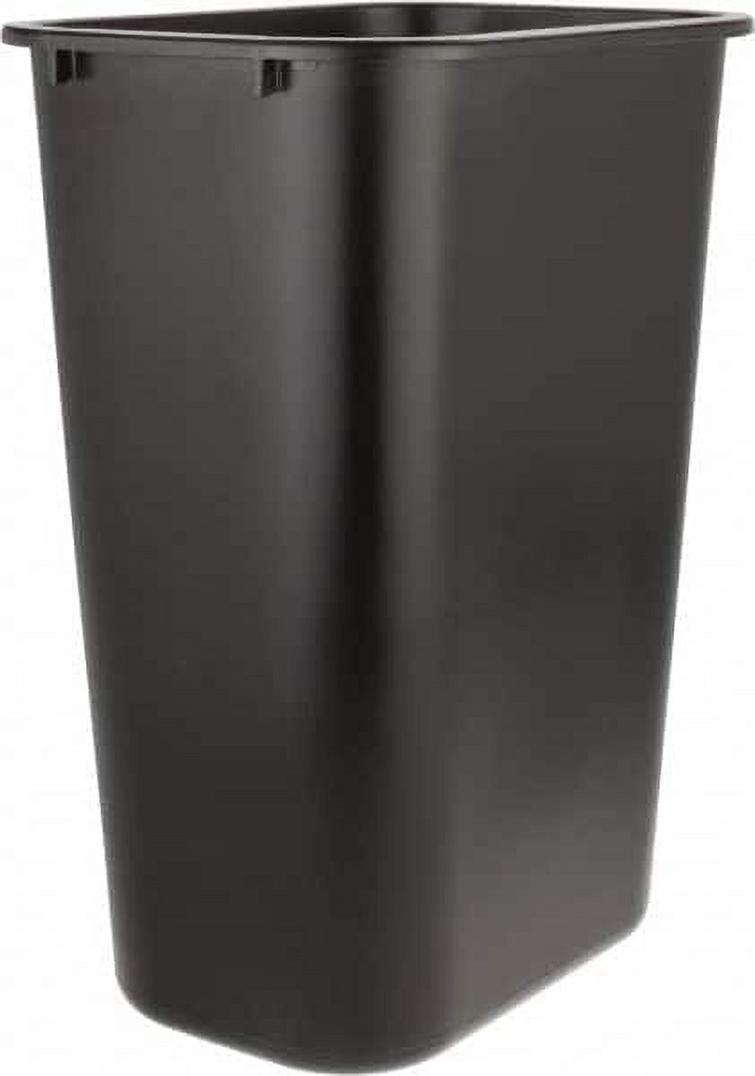 Rubbermaid 41 Qt Lidless Garbage Can, Black, Polyethylene - Walmart.com