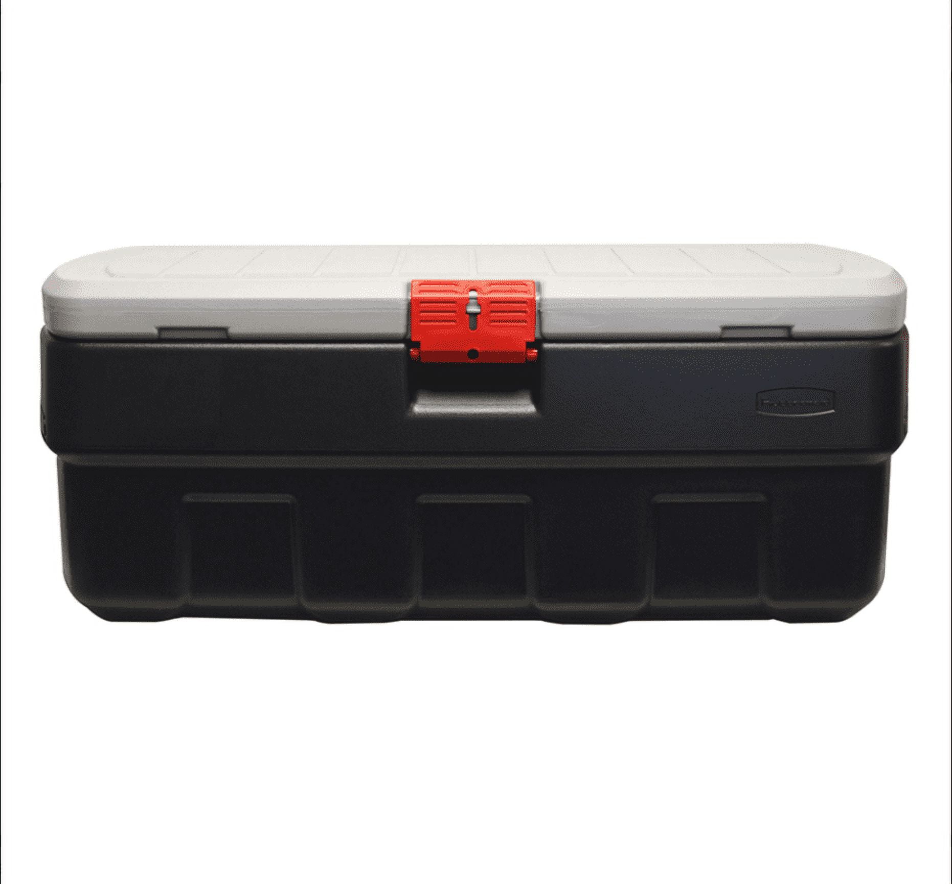 Rubbermaid 48 Gallon Action Packer, Black - Large, Tough, Heavy Duty ...
