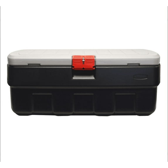 Rubbermaid 48 Gallon Action Packer, Black - Large, Tough, Heavy Duty ...