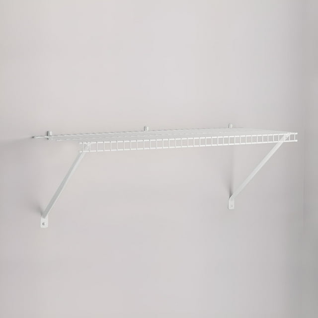 Rubbermaid 5210RM Linen Shelf Kit, 24"L x 12"D, White - Walmart.com