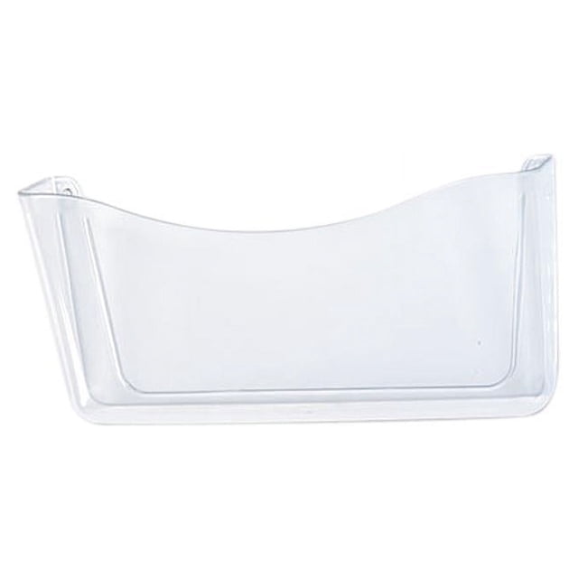 Rubbermaid 65972ROS Unbreakable Single Pocket Wall File, Letter, Clear ...