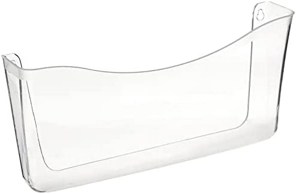 Rubbermaid 65986 Unbreakable Magnetic Wall File, Letter/A4 Size, Clear ...