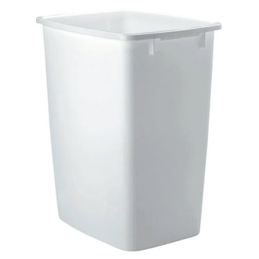 Rubbermaid Commercial Deskside Plastic Wastebasket Rectangular 3 1/2 ...