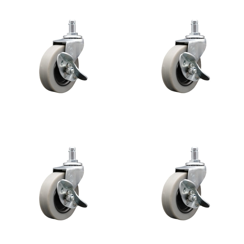 Rubbermaid Audio Visual Cart Replacement Locking Caster Kit – Service ...
