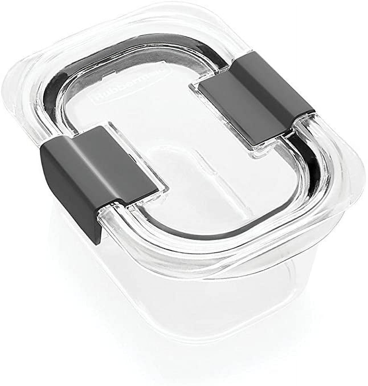 Rubbermaid Brilliance Food Storage Container, 100% Leak-Proof, Small, 1 ...