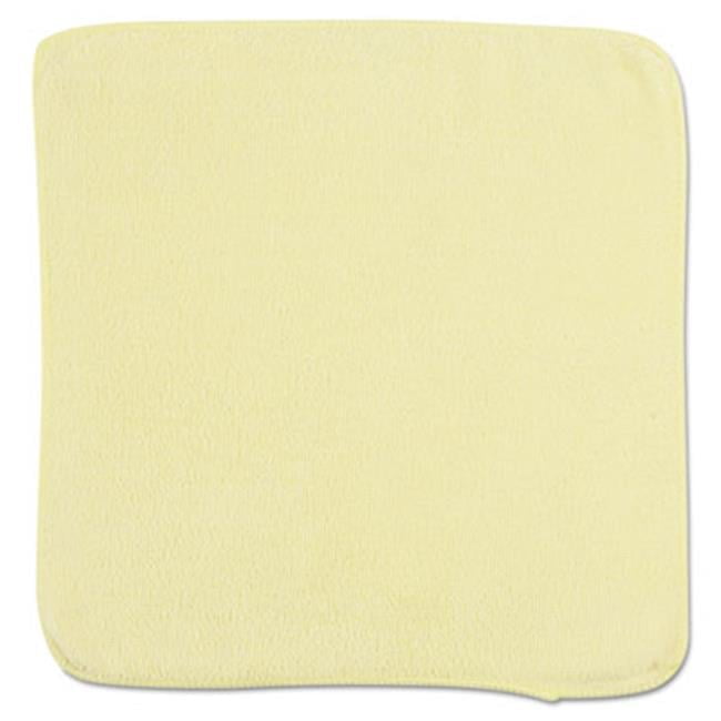 Rubbermaid Commercial 12 x 12 in. Microfiber Cleaning Cloths - Yellow ...