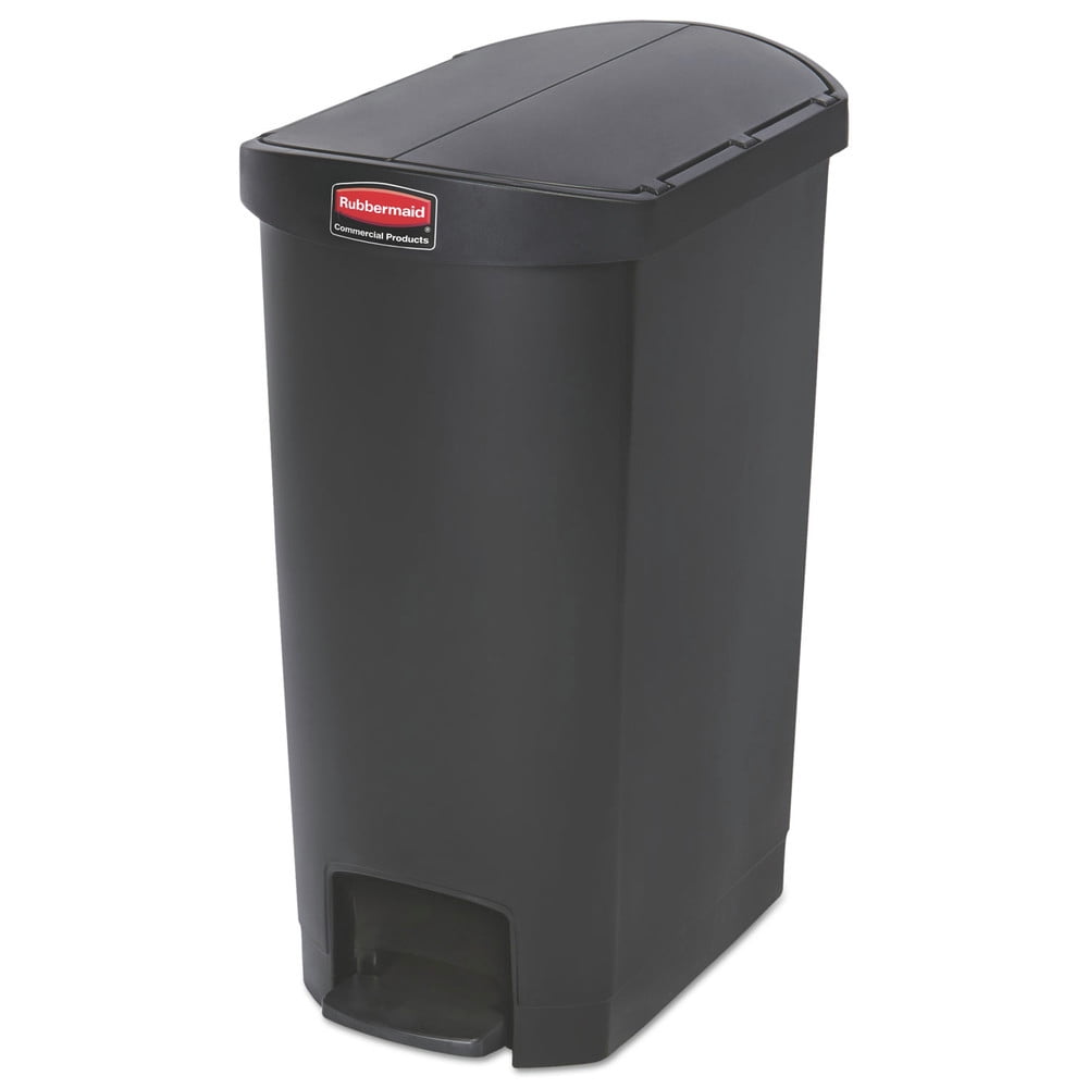 Rubbermaid Commercial 1883612 Slim Jim 13 Gallon End Step Style Resin ...