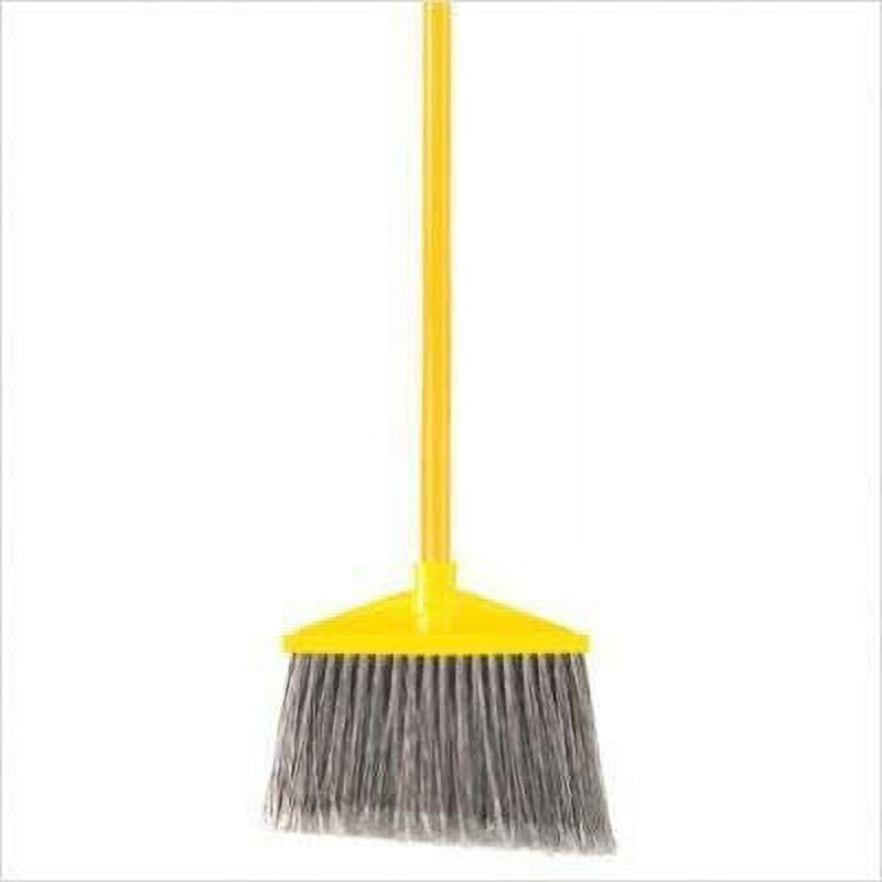 Rubbermaid Commercial 640-6375-GRAY Brute Broom -Gray W-Handle Flagged ...
