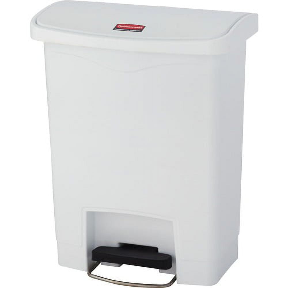 Rubbermaid Commercial 8-gal Step-on Opening Hinged Lid-8 Capacity ...