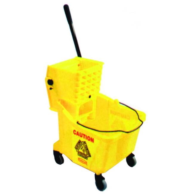 Rubbermaid Commercial Bucket-Wringer Combination Pack - Yellow ...