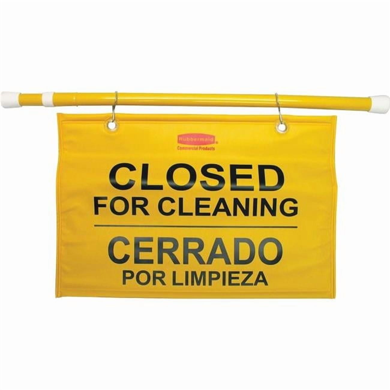 Rubbermaid Commercial Products RCP9S1600YLCT Closed & Cleaning Safety ...