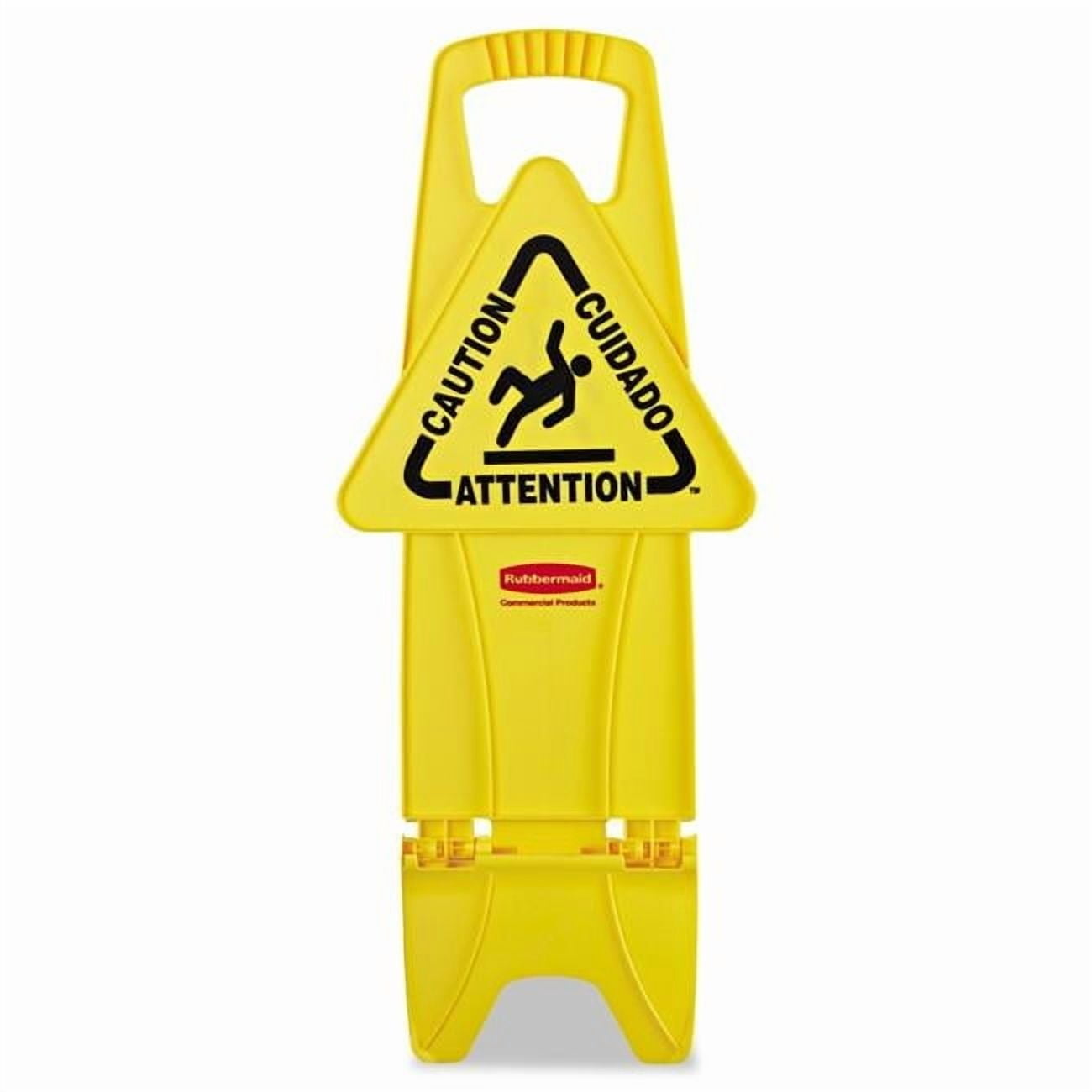 Rubbermaid Commercial FG9S0900YEL Stable Multi-Lingual Safety Sign ...