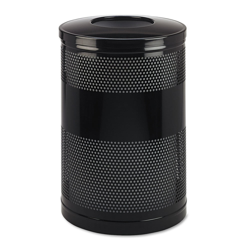 Rubbermaid Commercial FGS55ETBKPL 51 gal. Classics Perforated Steel ...