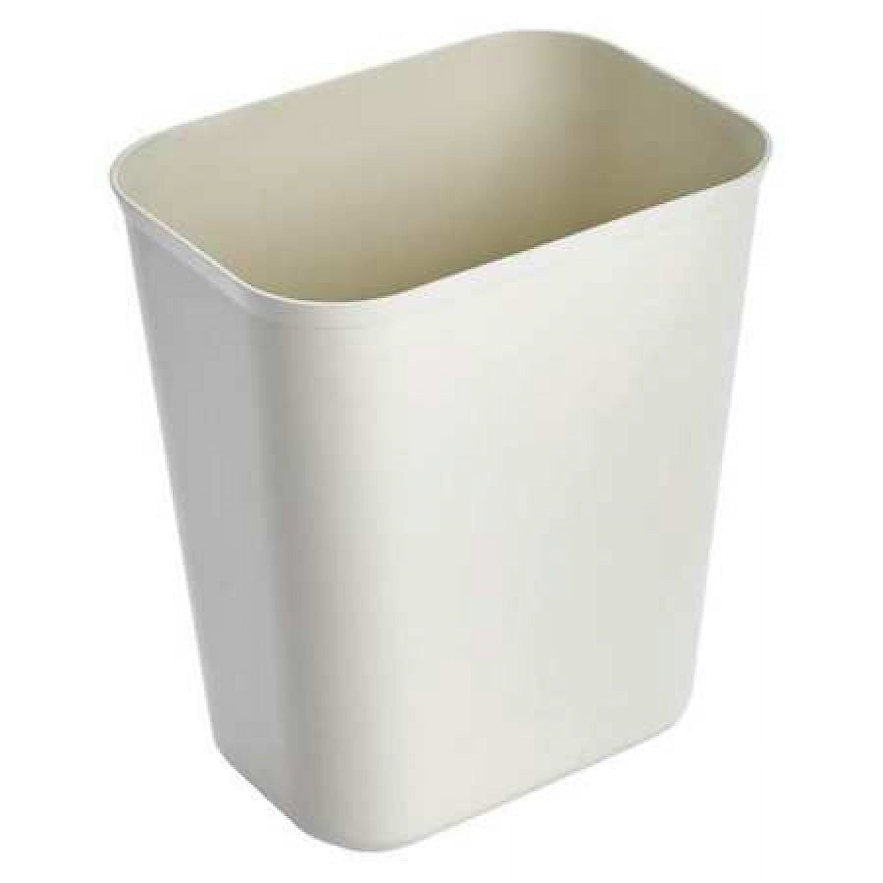 Rubbermaid Commercial Fire-Resistant Wastebasket Rectangular Fiberglass ...