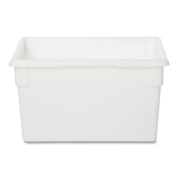 Rubbermaid Commercial Food/Tote Boxes, 21.5 gal, 26 x 18 x 15, White ...