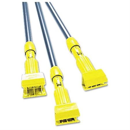 Rubbermaid Commercial Gripper Fiberglass Mop Handle, Yellow/Gray ...