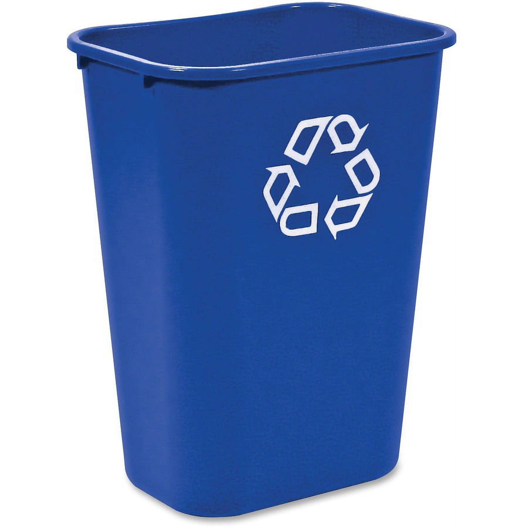 Rubbermaid Commercial Large Recycling Wastebasket - 10.30 gal Capacity ...