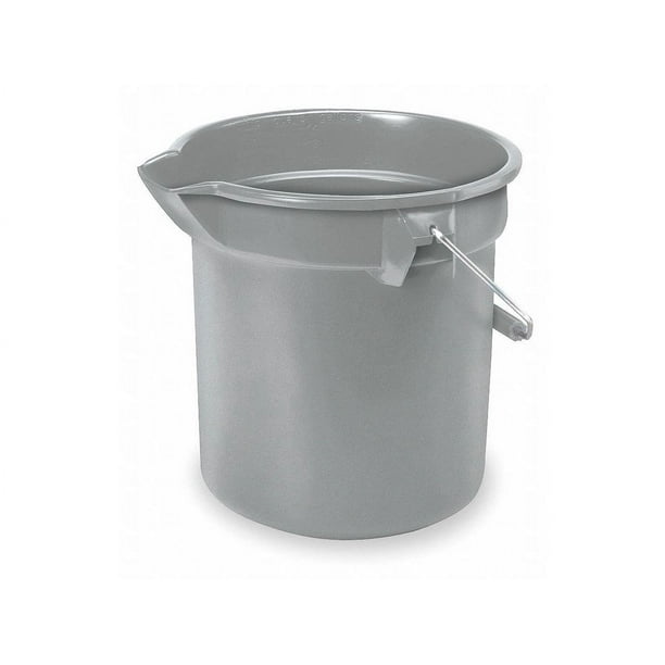 Rubbermaid Commercial 14-Quart Round Utility Bucket, 12" Diameter x 11 ...