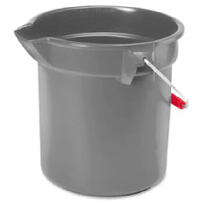 Rubbermaid Commercial Products 10 qt Brute Utility Bucket - Gray ...