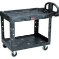 Rubbermaid Commercial Products 2-Shelf Utility/Service Cart, Medium ...