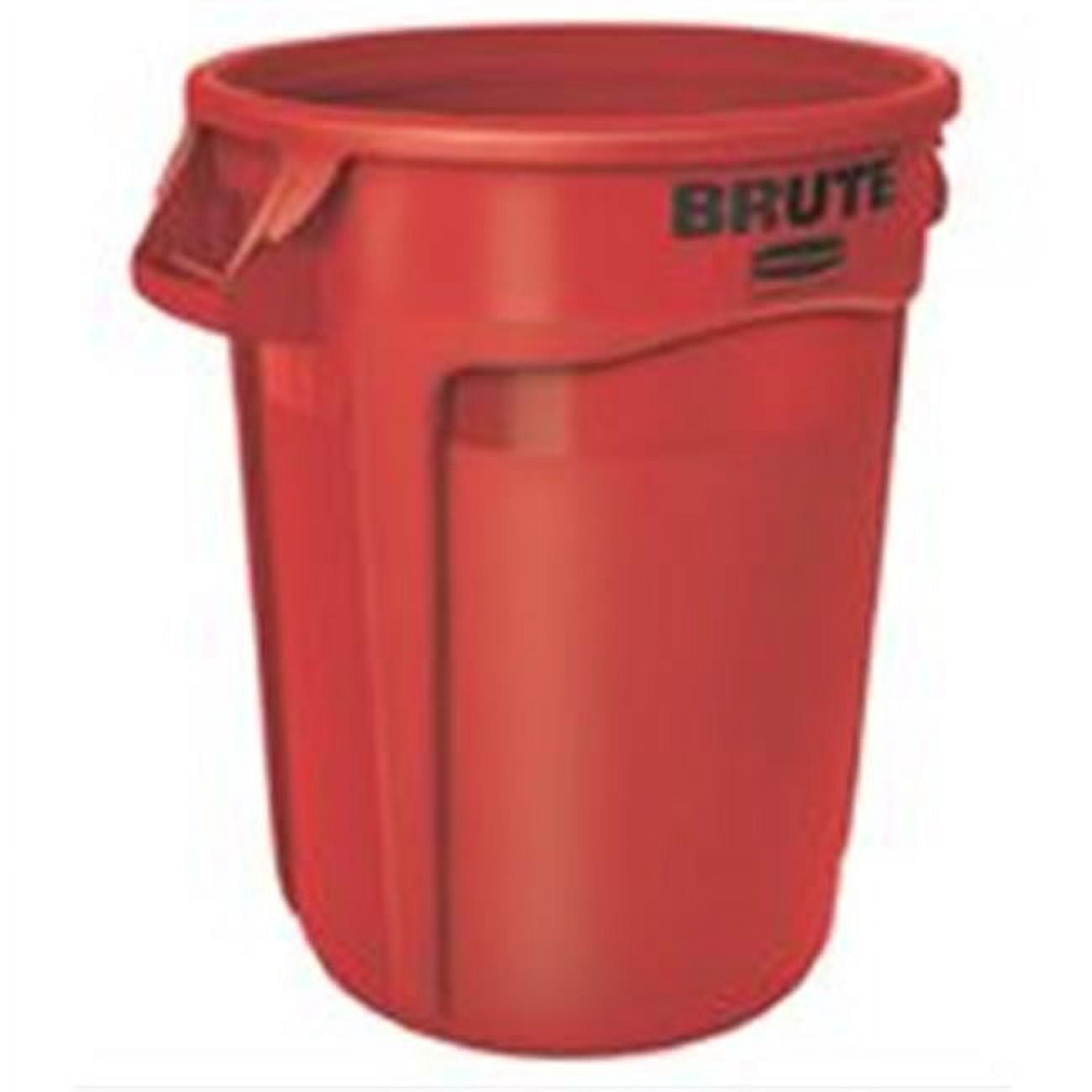 Rubbermaid Commercial Products 2632RED 32 Gallon Brute Plastic ...