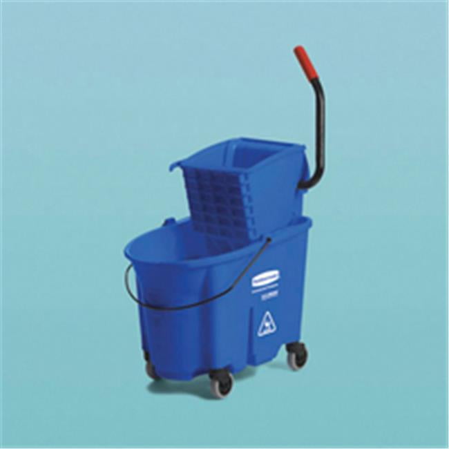 Rubbermaid Commercial Products 35 Quart Wave Brake Side Press Mop ...