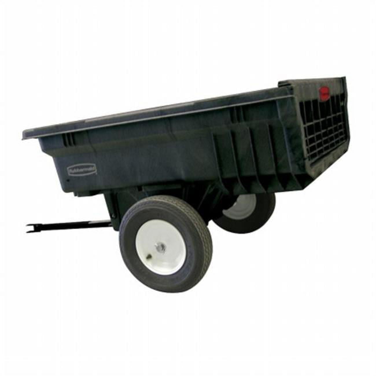 Rubbermaid Commercial Products 5660BLA 10 cu. ft. Tractor Cart, Black ...