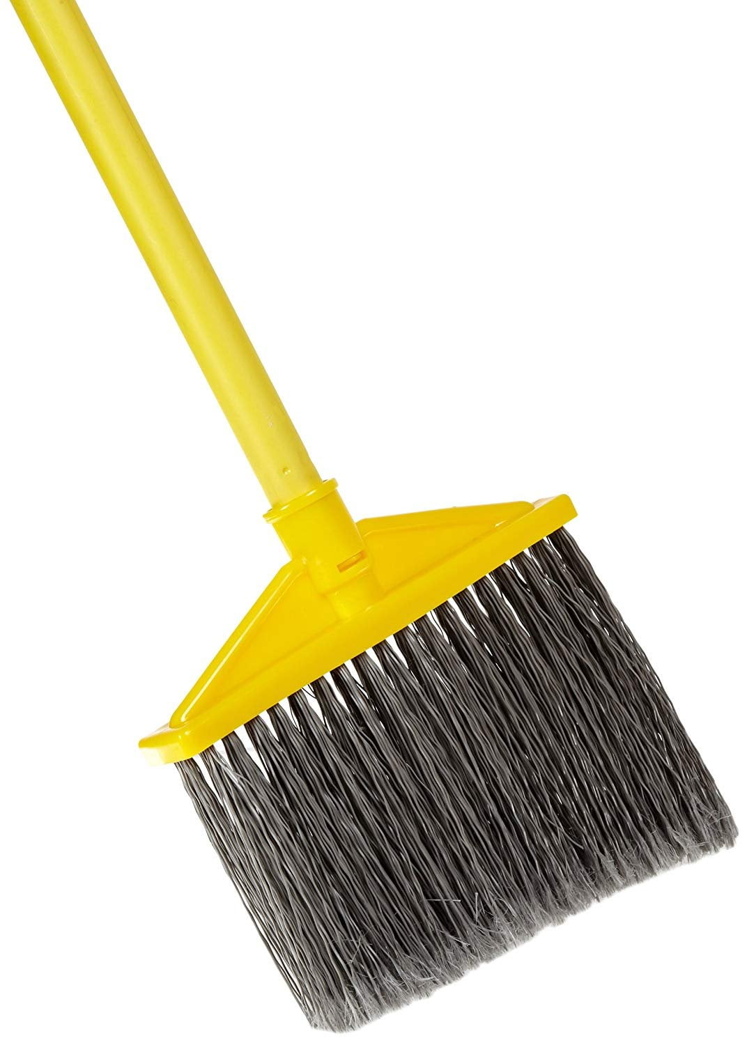Rubbermaid FG637500GRAY Angle Broom, 10-1/2 in Sweep Face, 6-3/4 in L ...