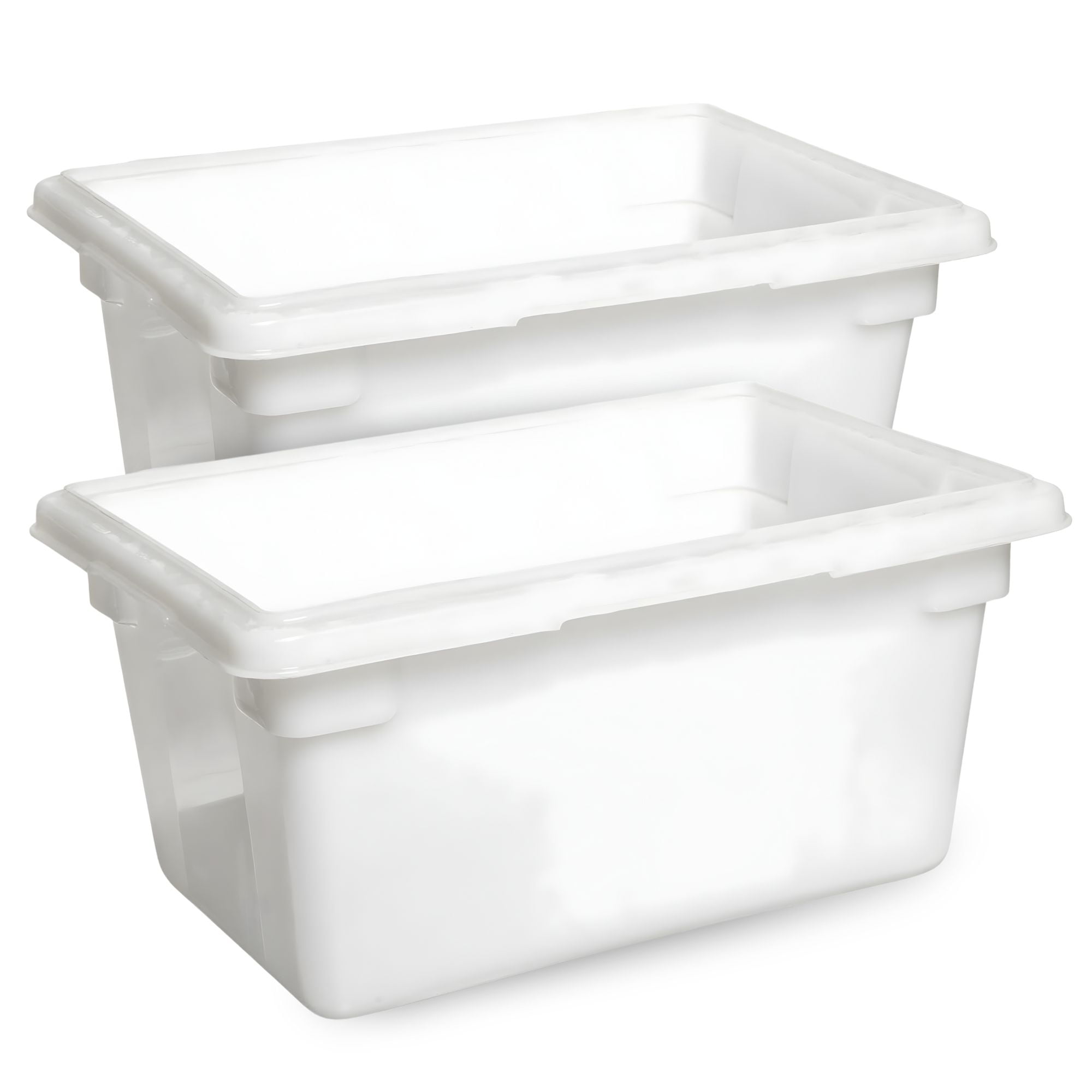 Rubbermaid Commercial Products Food Storage Tote Box, Freezer Safe, 5 ...