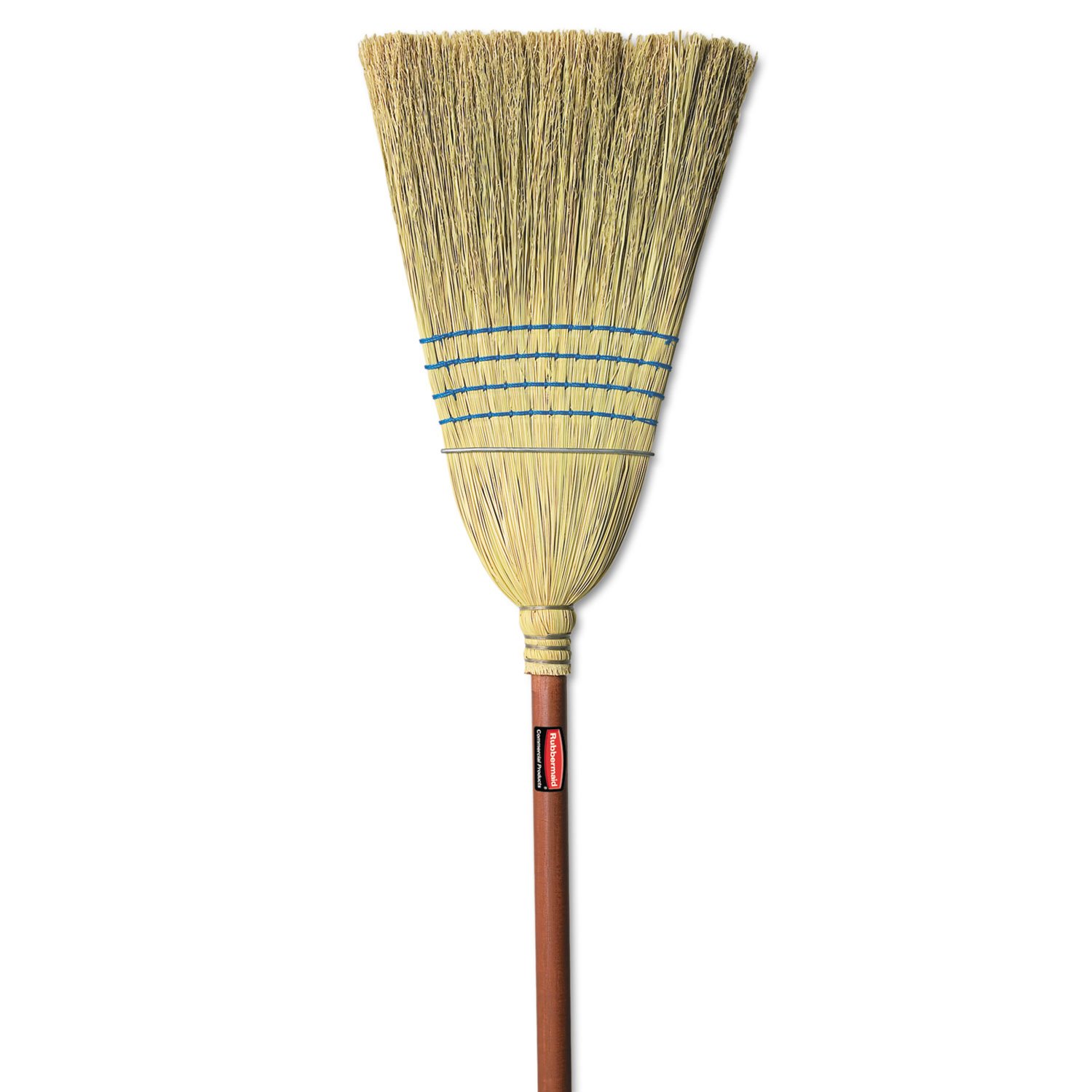 Rubbermaid Commercial Products Heavy-Duty Corn Broom, 1 1/8-Inch Wood ...