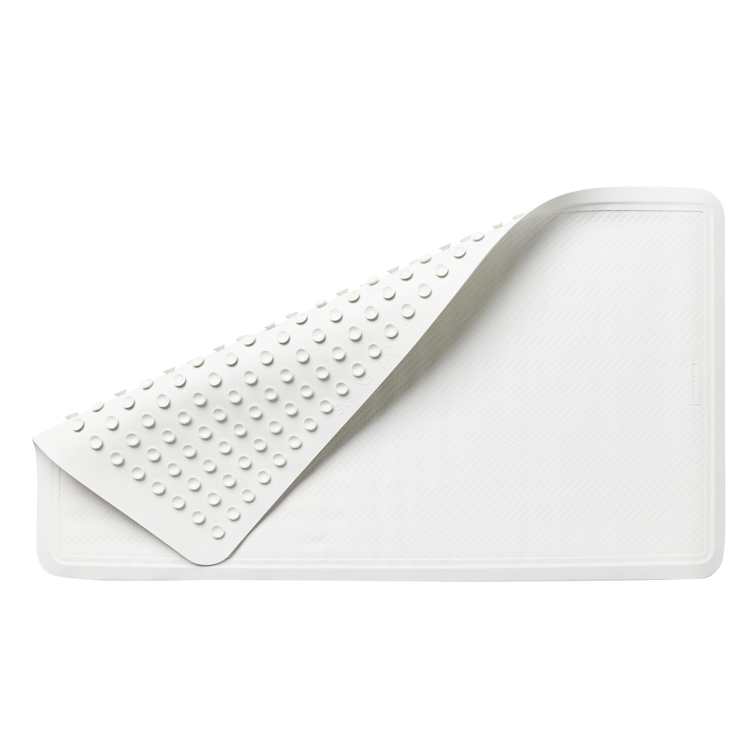 Rubbermaid Commercial Products Safti-Grip Bath Mat, Large, White ...