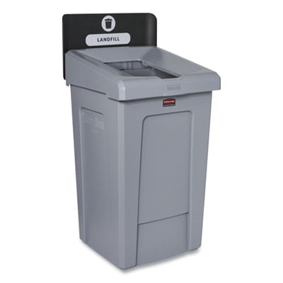 Rubbermaid Commercial Products Slim Jim Recycling Station - Trash can ...