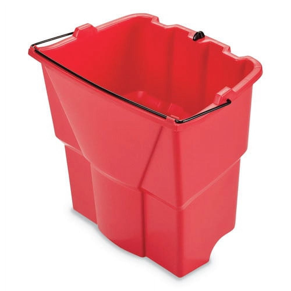 Rubbermaid Commercial Products WaveBrake® 18 QT Dirty Water Bucket, Red ...