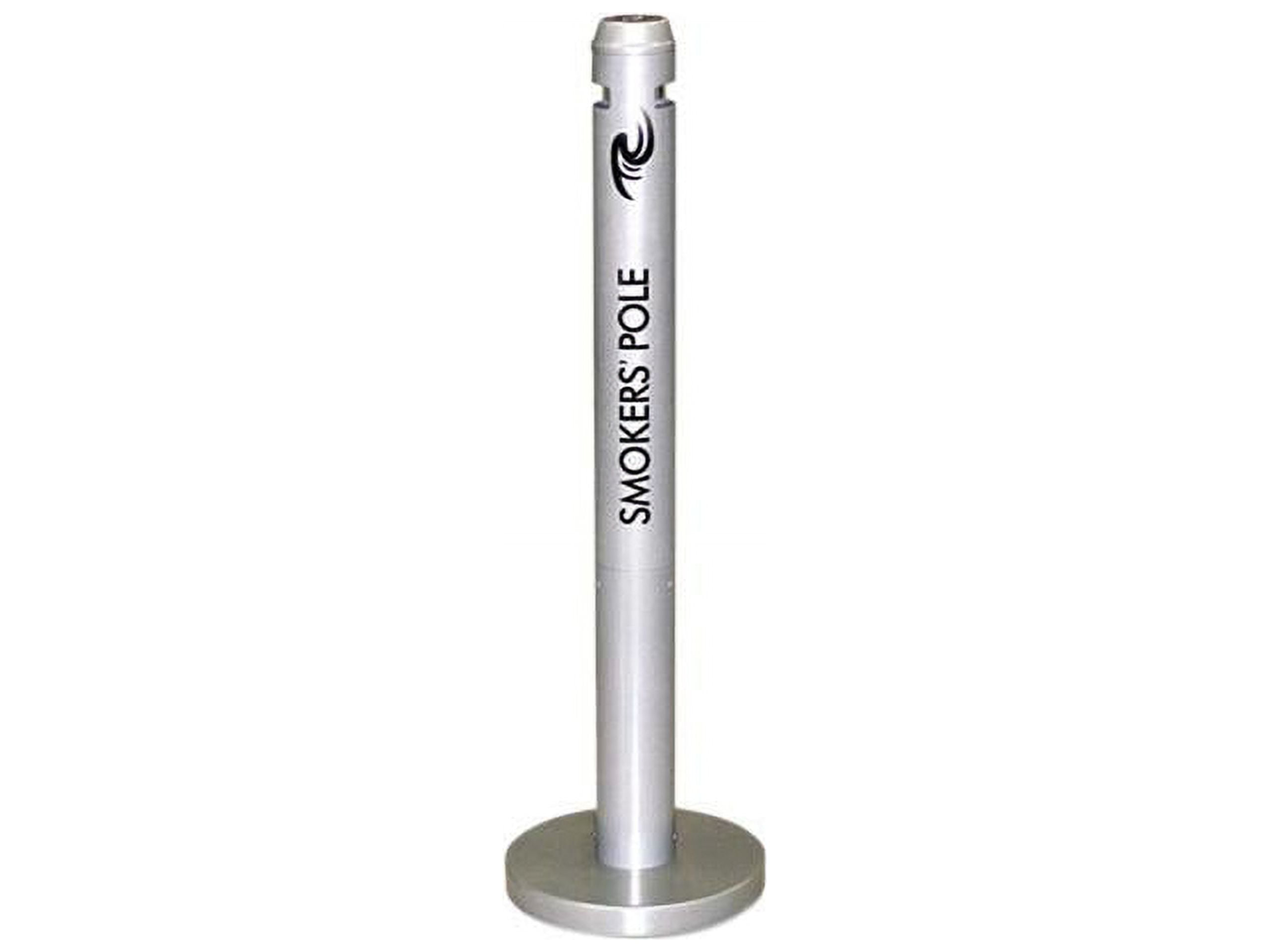 Rubbermaid Commercial R1-SM Smoker’s Pole, Round, Steel, Silver ...