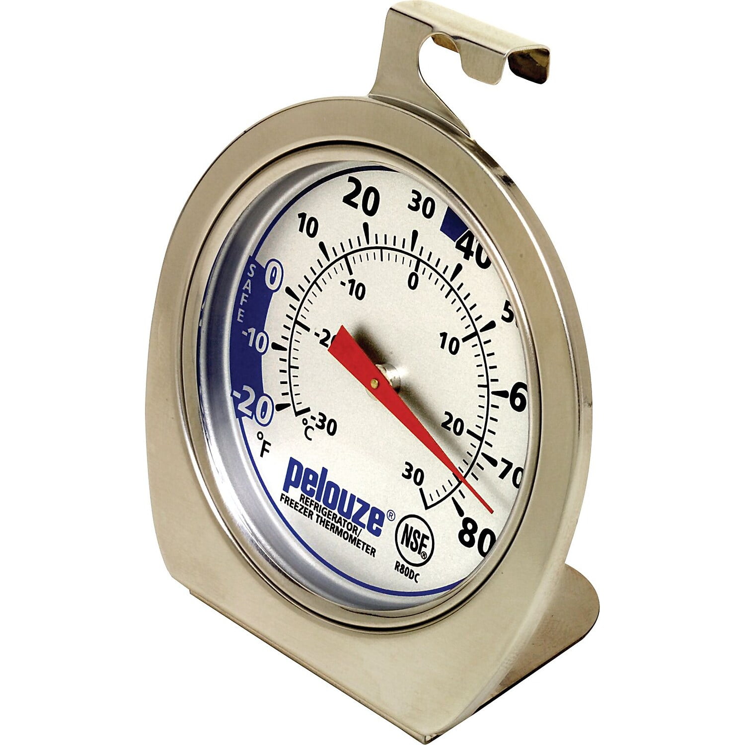 Rubbermaid Commercial Fridge/Freezer Thermometer, Easy Read Temp Gauge ...