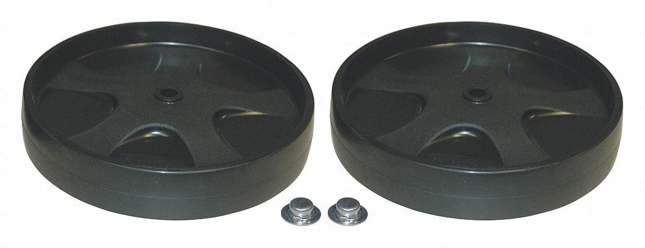 Rubbermaid Commercial Rollout Trash Can Wheels/Push Cap, Replacement ...