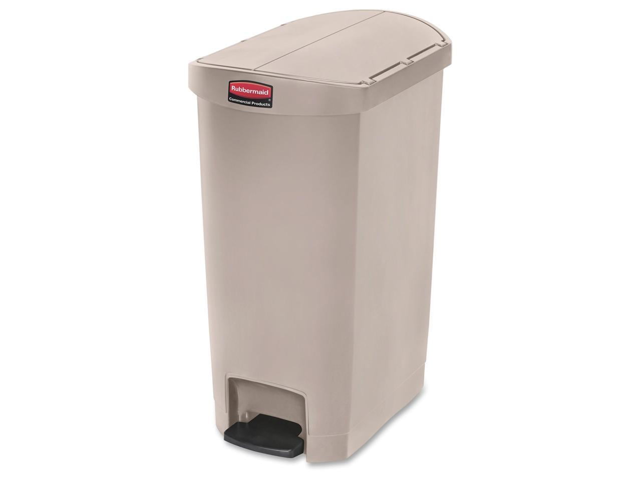 Rubbermaid Commercial 13 gal Slim Jim Resin Step-On Indoor Garbage ...