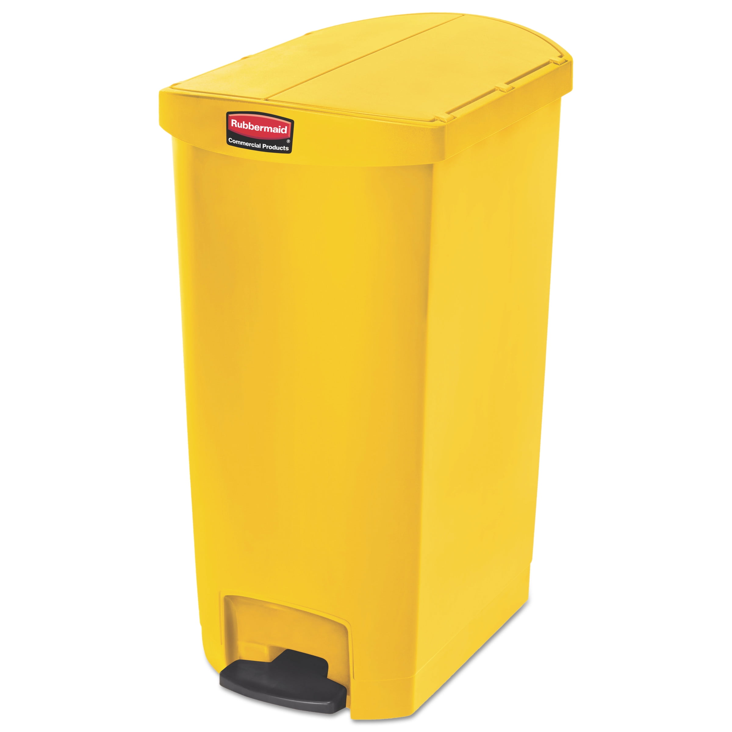 Rubbermaid Commercial Slim Jim Resin Step-On Container, End Step Style ...