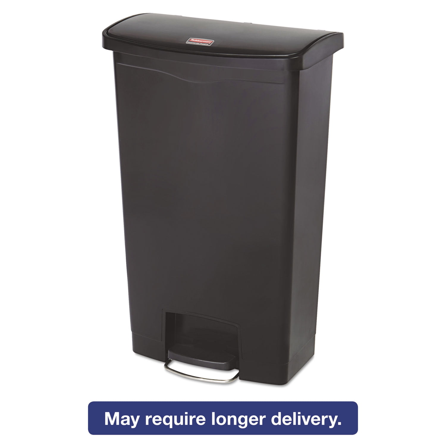 Rubbermaid Commercial Slim Jim Resin Step-On Container Front Step Style ...