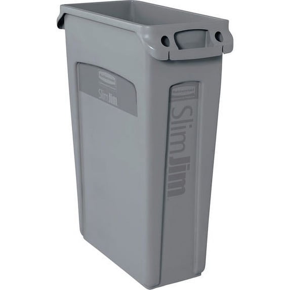 Rubbermaid Commercial Slim Jim Vented Container 23 gal Capacity ...