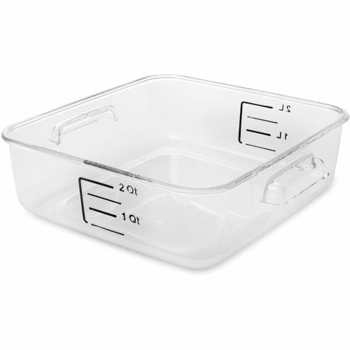Rubbermaid Commercial Space Saving Square Container, Each - Walmart.com