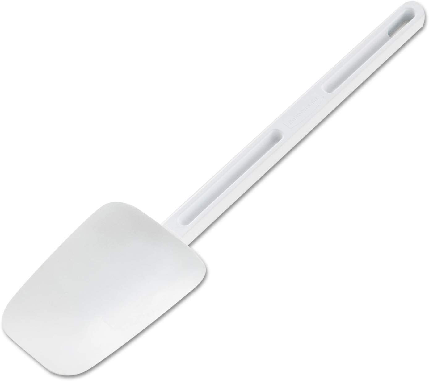 Rubbermaid Commercial Spoon-Shaped Spatula, 13 1/2 in, White ...