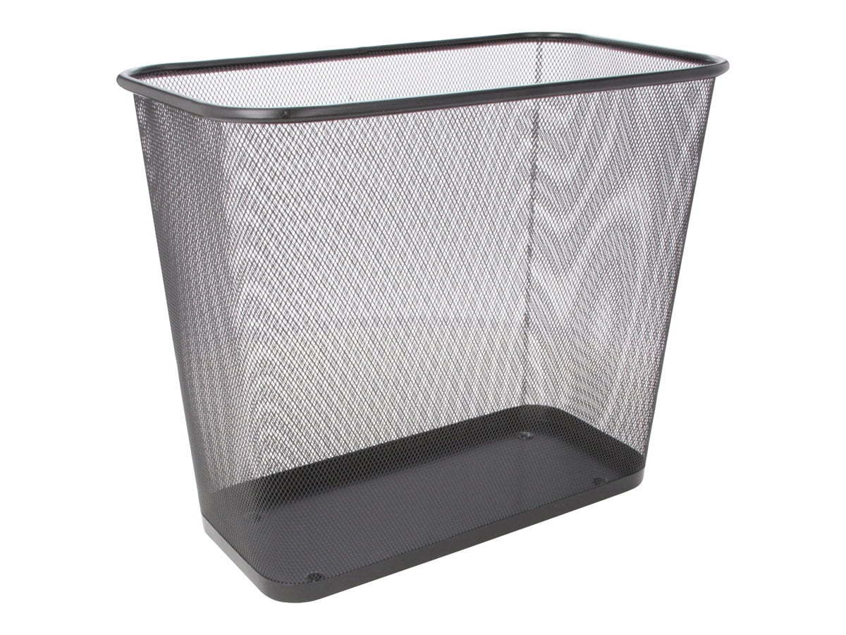 Rubbermaid Commercial Steel Mesh Rectangle Wastebasket - 7.50 gal ...