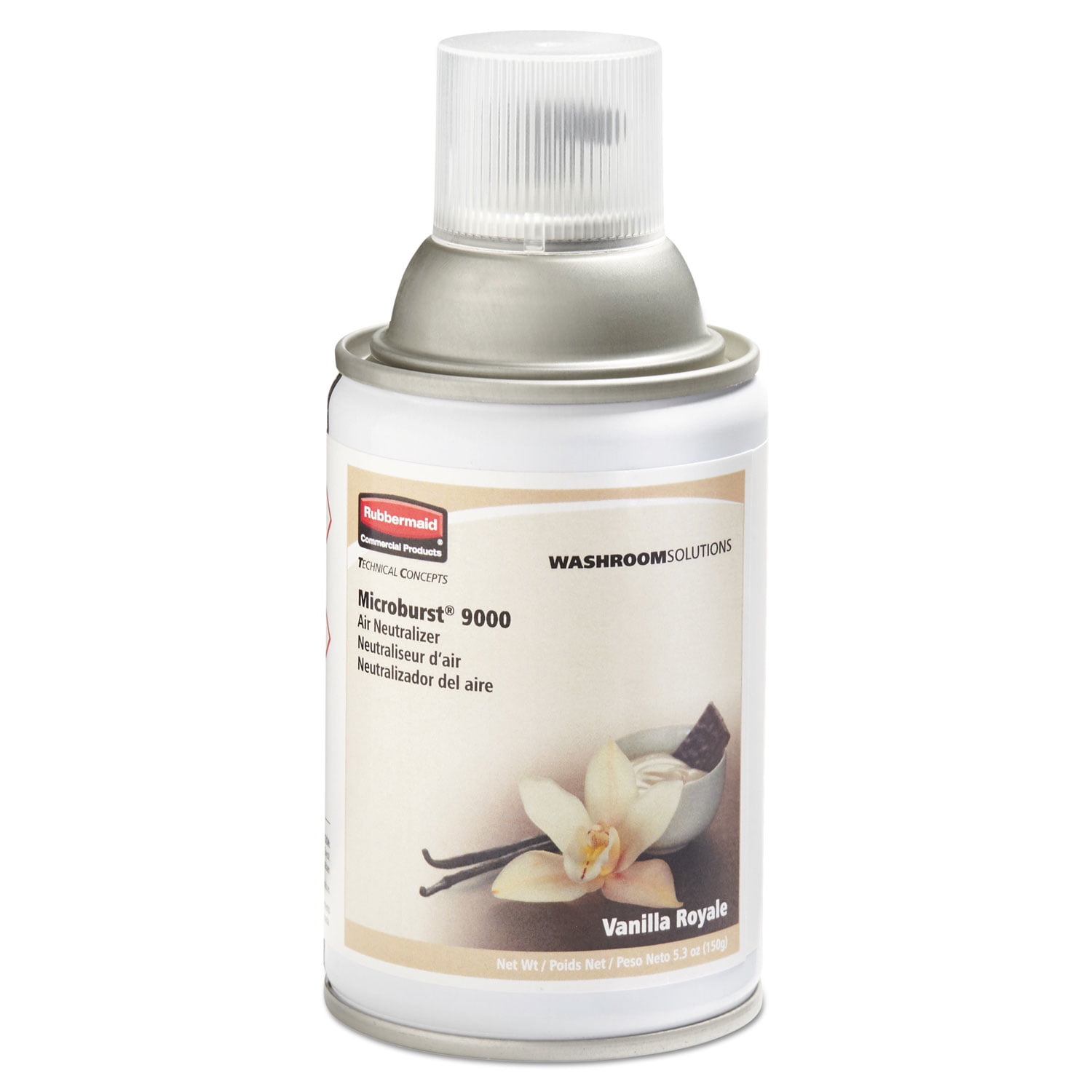 Rubbermaid Commercial TC Microburst 9000 Air Freshener Refill Vanilla ...