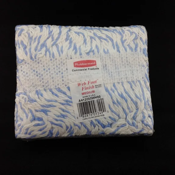 Rubbermaid Commercial Web Foot Finish Mop A412060Wh00 - Walmart.com