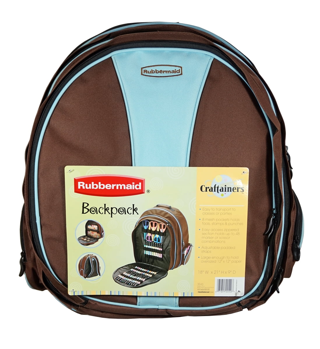 Rubbermaid Craftainers Craft Backpack - Easy to Take to Scrapbooking ...
