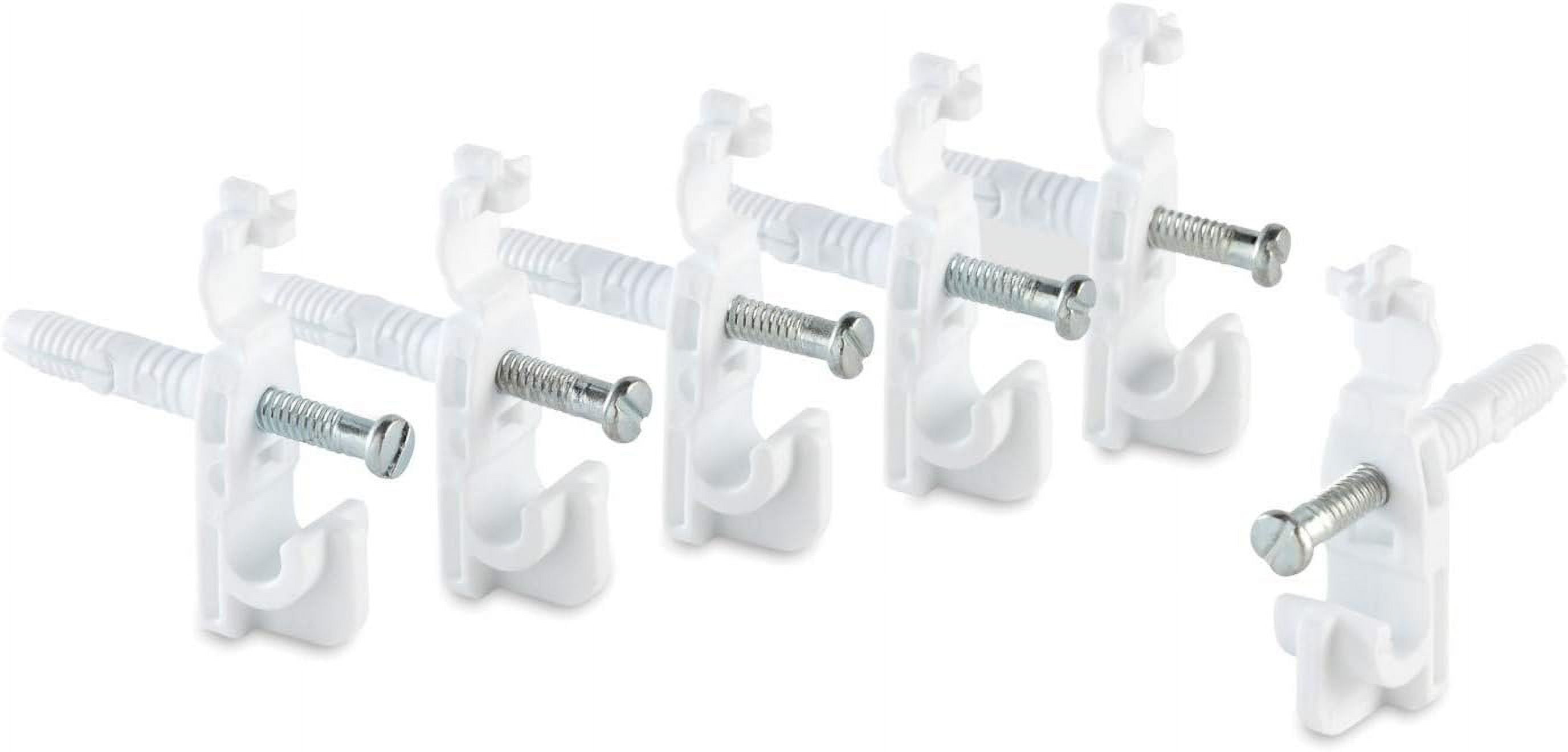 Rubbermaid, Direct Mount Back Clips, 6ct, White, for Shelves - Walmart.com