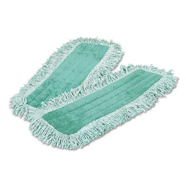 Rubbermaid Dust Pad with Fringe Microfiber 18 Long Green - Walmart.com