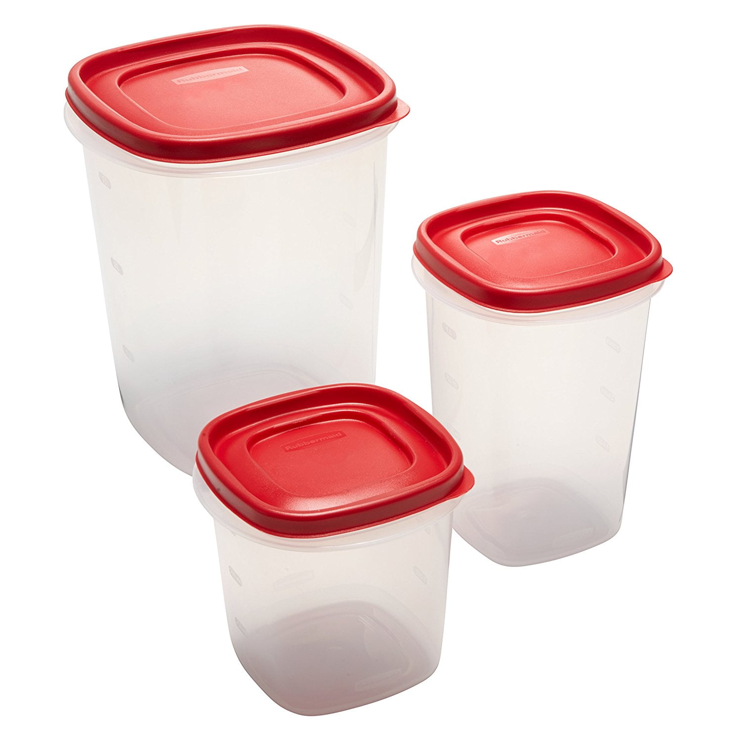 Rubbermaid Easy Find Lids Food Storage Containers, 3.7 cup & 5.25 cup ...